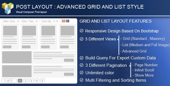 Advance Post Gridlist For Visual Composer V50 Nulled