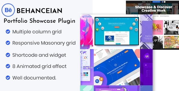 Behanceian v1.3 behance portfolio showcase plugin Nulled
