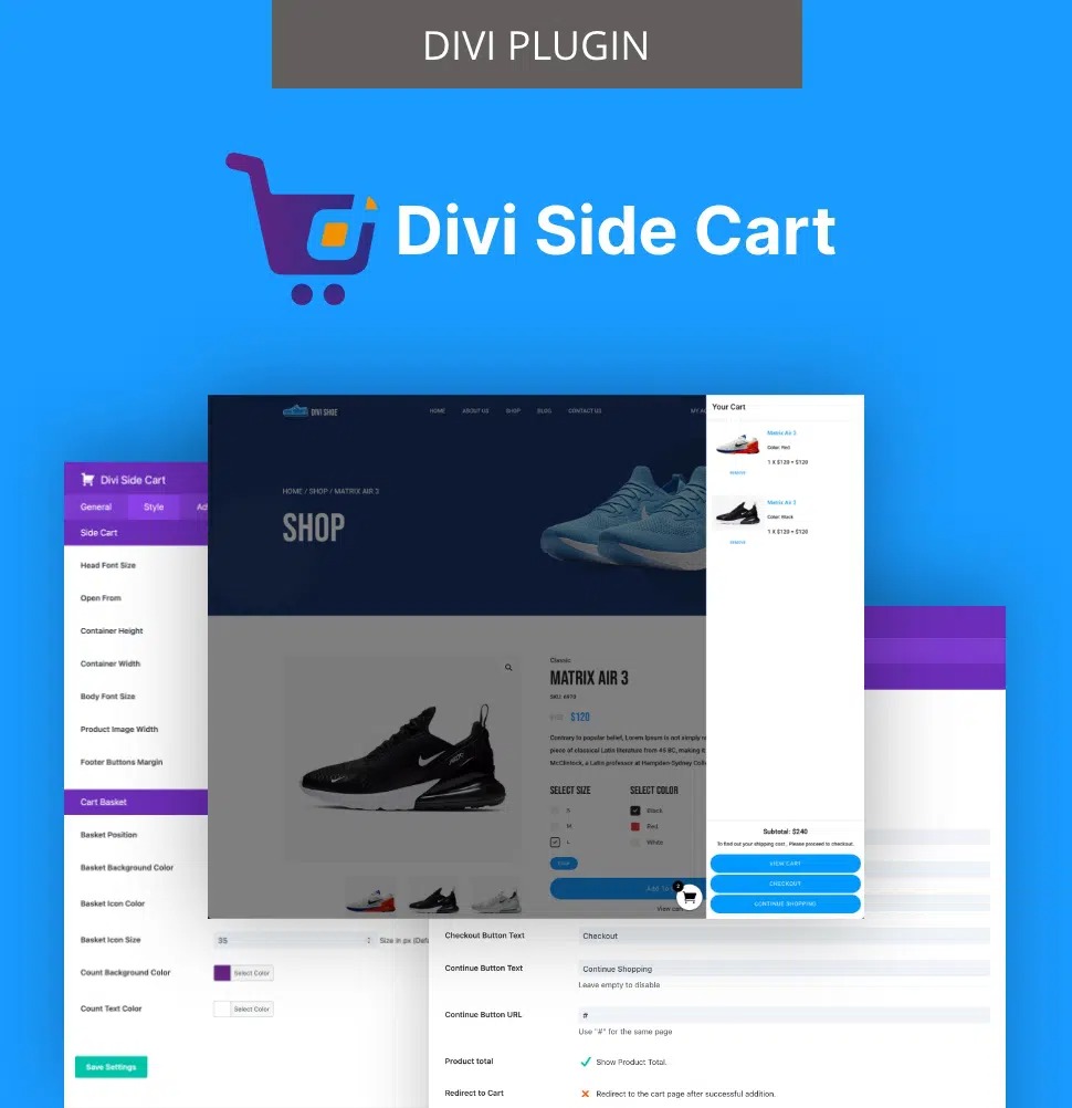 Divi Side Cart v1.0 Nulled