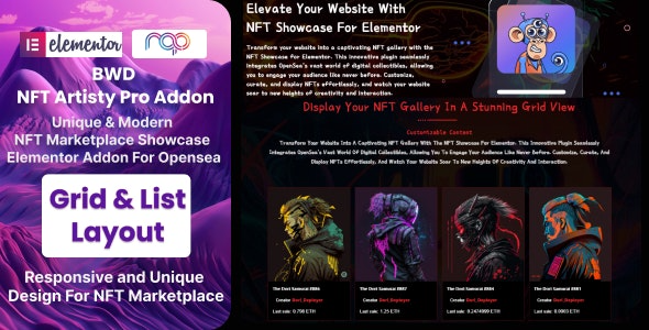 NFT Artisty Pro v1.0 (OpenSea NFT Marketplace) Nulled