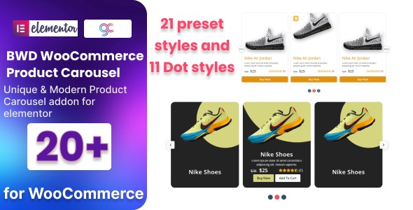 WooCommerce Product Carousel For Elementor v1.0 Nulled