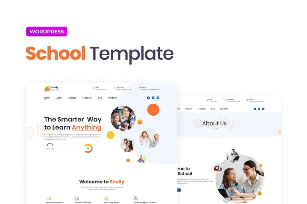 Shelly – School Template Kit for Elementor Nulled