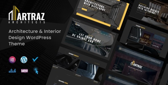 Artraz v1.0.0 Architecture and Interior Design WordPress Theme Nulled
