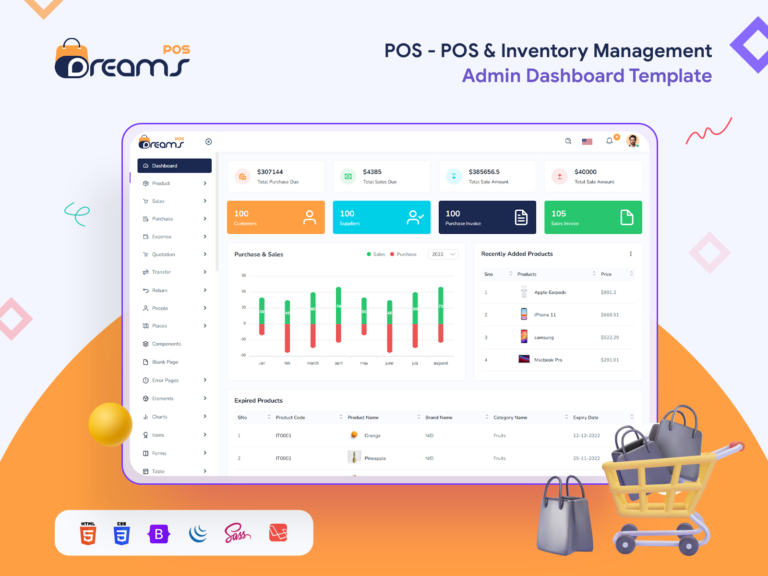 DreamsPOS v2.0.5 (28 February 2024) POS & Inventory Management Admin ...