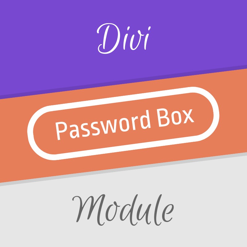 Divi Password Box Module V120 Nulled