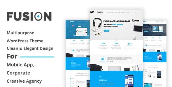 Fusion (v1.0) Responsive Multipurpose WordPress Theme Nulled